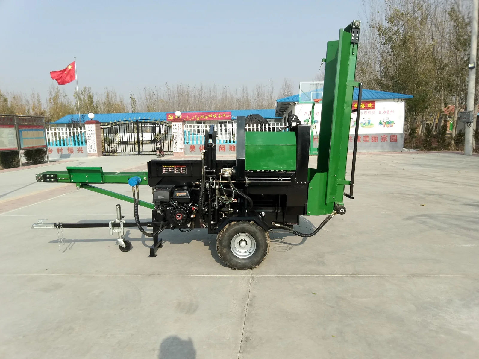 New Design Wood Cutting Machine - Efficient Firewood Processor