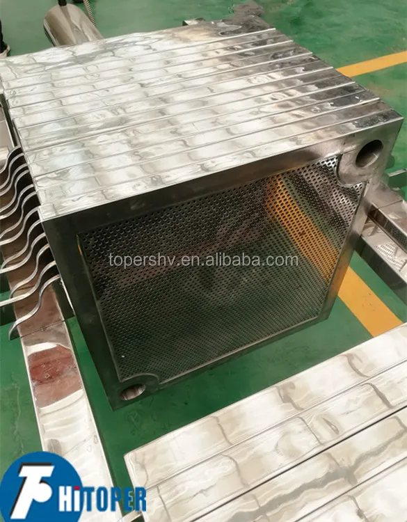 China Fine Filtration Stainless Steel Frame Filter Machine