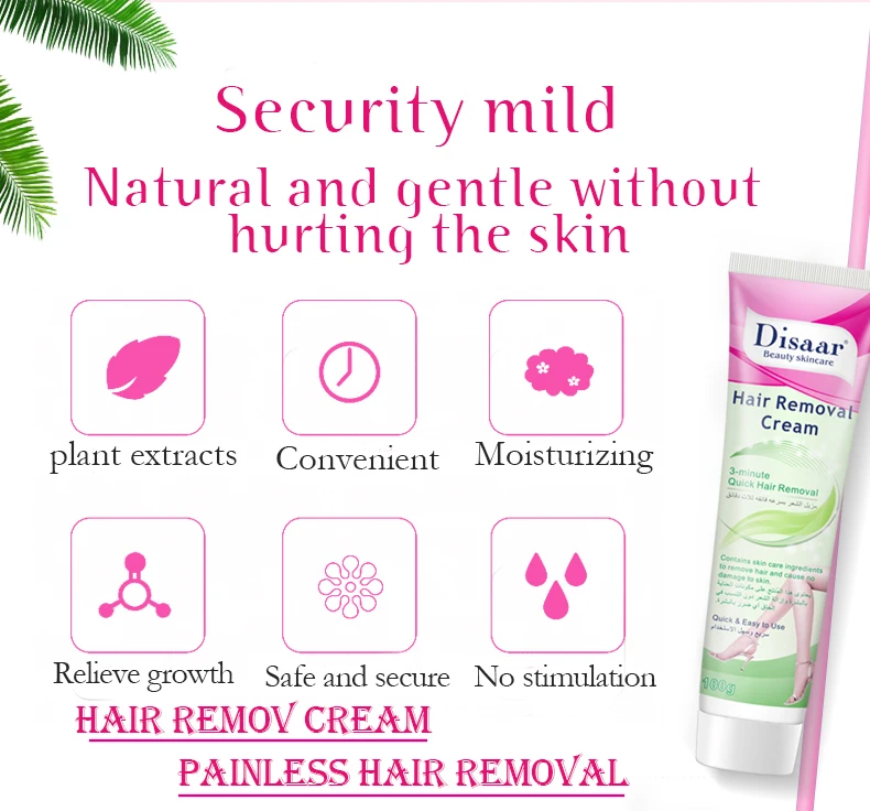 Disaar Hair Removal Cream - Quick & Safe for Men & Women