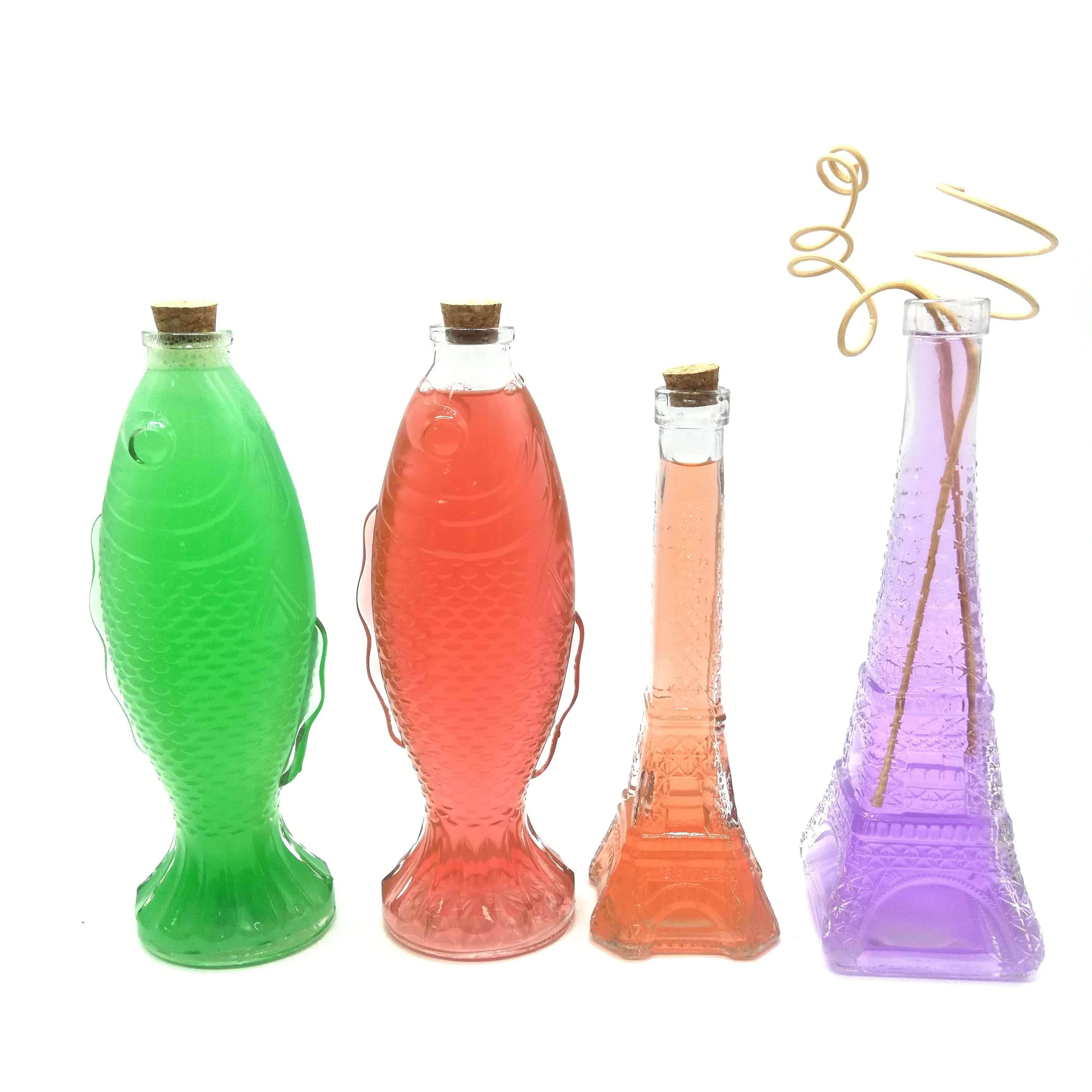 Glass Fish Shape Liquor Bottle For The Whiskey Tequila Vodka Bottle ...