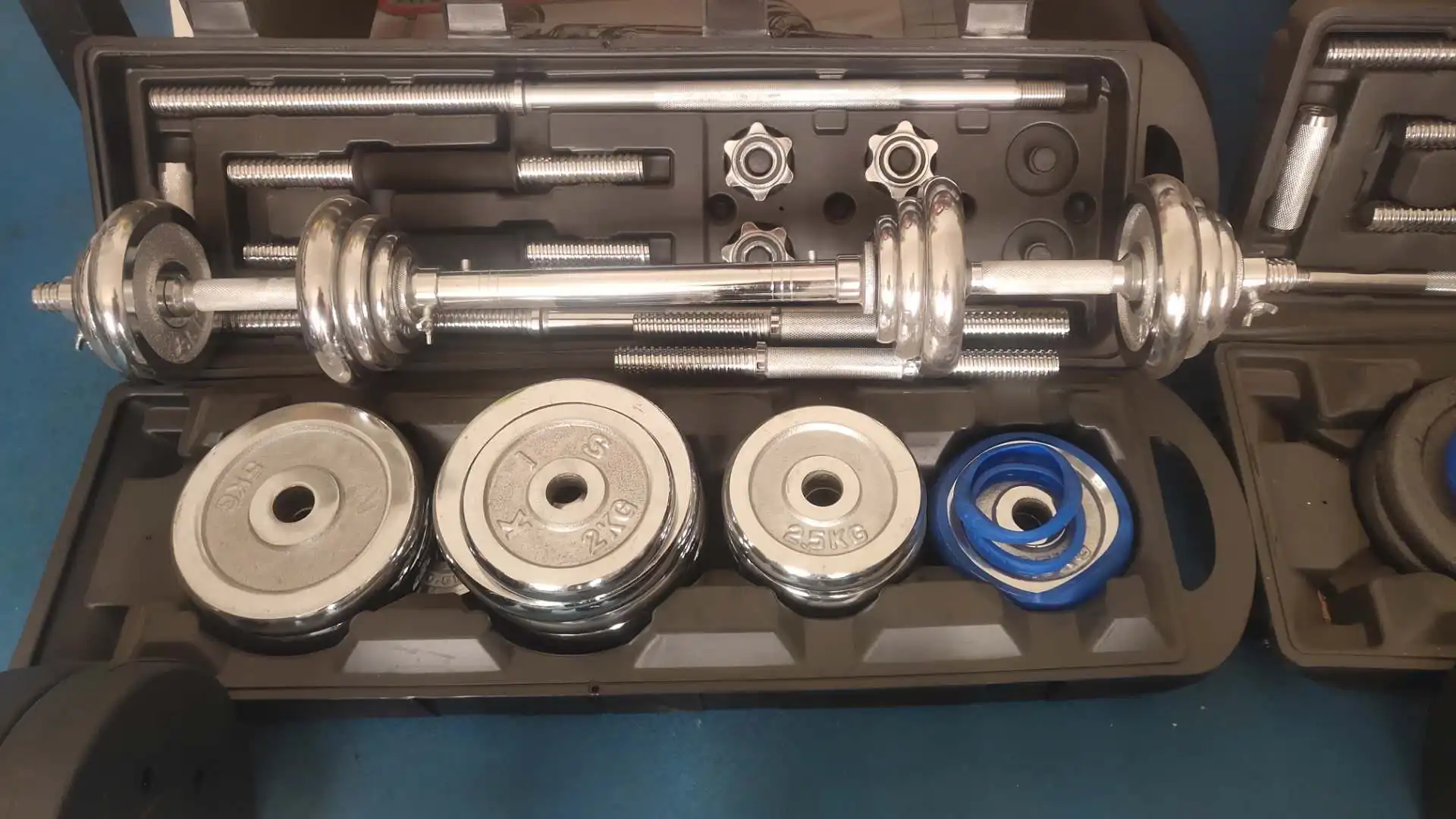 Adjustable Weight Price 15kg 20kg 30kg 50kg York Chrome Dumbbell Set ...