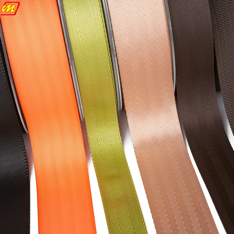 Wide Nylon Ribbon Striped Woven Shoulder Bag Luggage Belt Nylon Strap ...