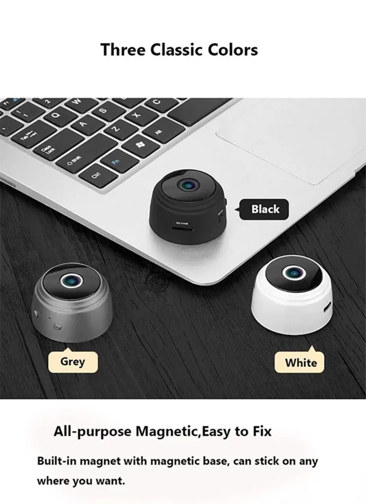Hd Smart Small Camara Camera Night Vision Micro Camara Espia Wifi ...