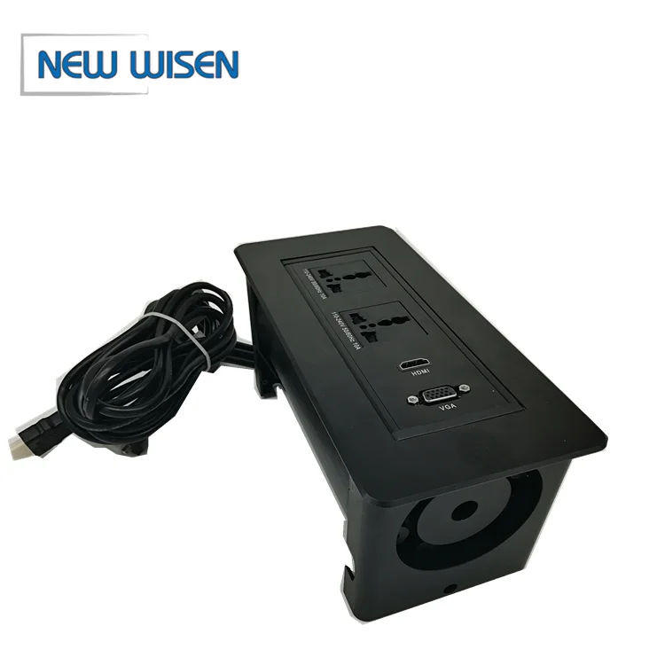 Desk Flip Up Power Connector Flip Up Table Rotation Hidden Desktop ...