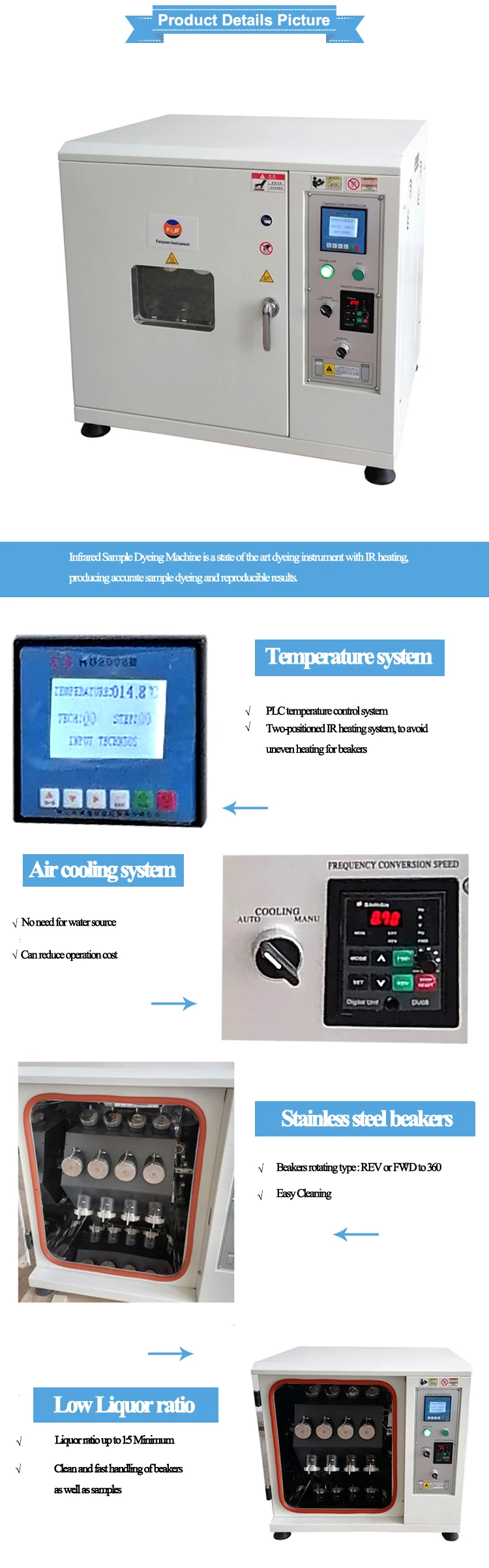 Infrared Dyeing Machine - Efficient Sample Dyeing Lab
