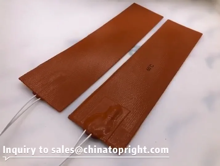 Customized 12v 120v Silicone Rubber Heating Pad / Mat / Heater With ...