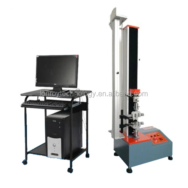 ASTM D638 ISO 4587 ASTM D903 0-5KN Single Column Electronic Tensile ...