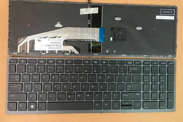 English/us Backlit Laptop Keyboard for HP Zbook 15 G3 17 G3