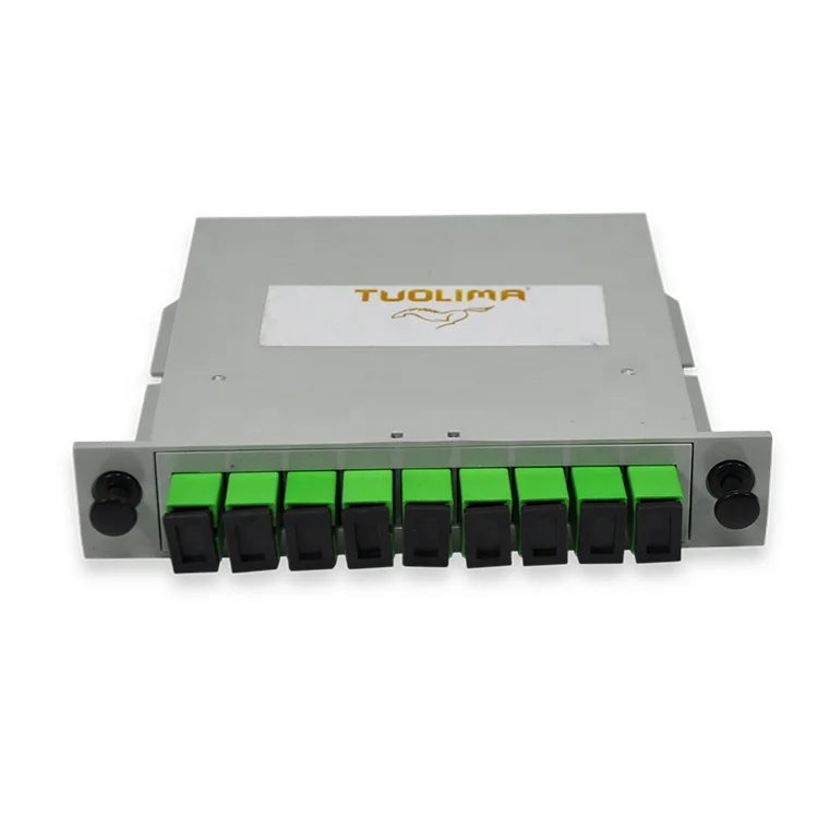 Sc Apc Fiber Optical Plc Splitter 1x16 Cassette Divisor Card Type Plc ...