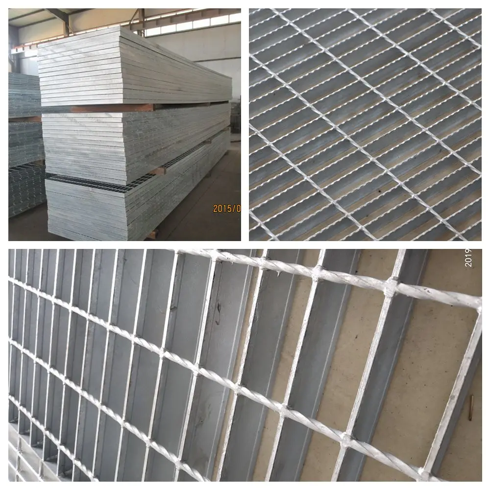 Steel Grating 32*5 Standard Size Rebar Steel Grating Metal Drain Grates ...