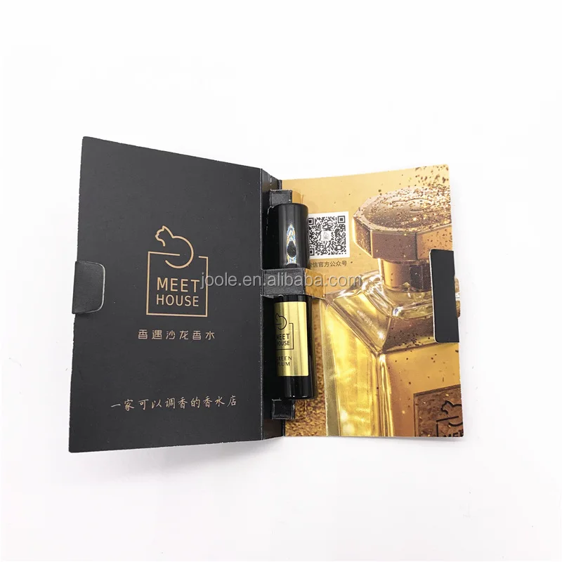 Perfume Cosmetics Sample Packaging - Customized Folding Card