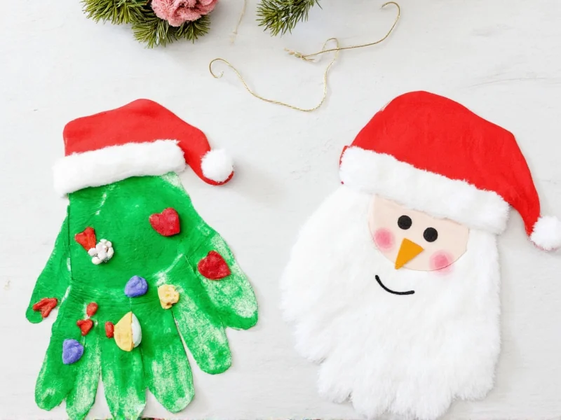 10 Easy Christmas Handprint Crafts for Kids