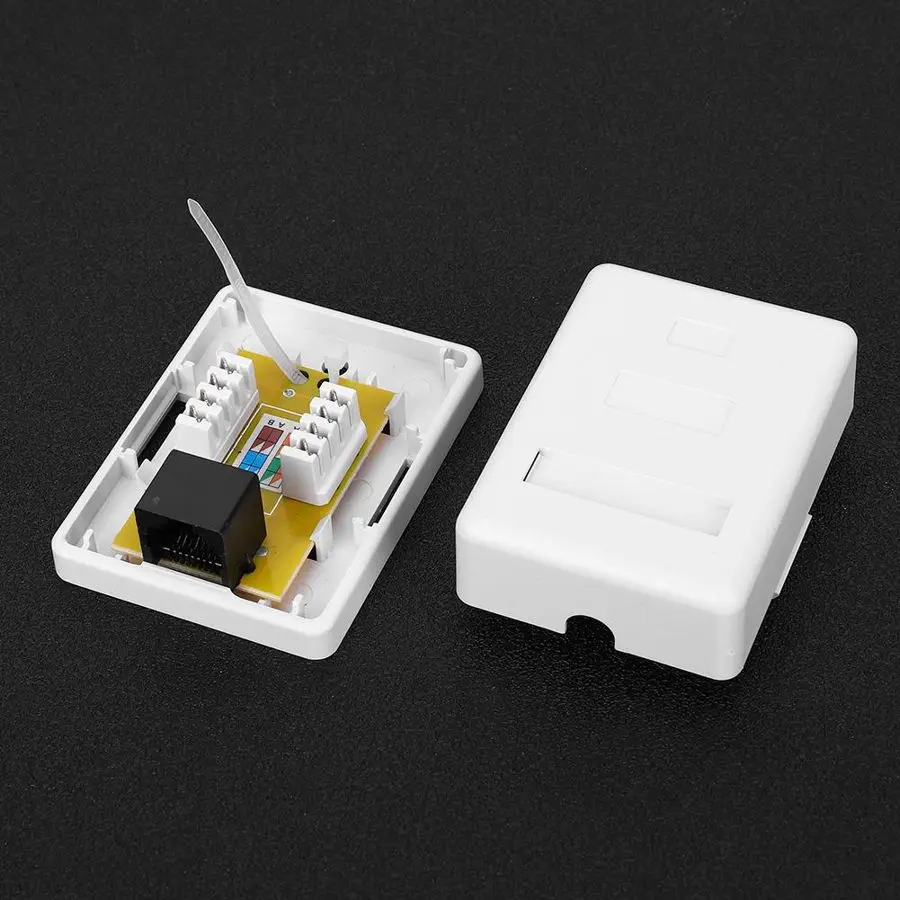 Rj45 Rj11 Junction Box 1 2 Port Network Connector Box - Buy Unction Box ...