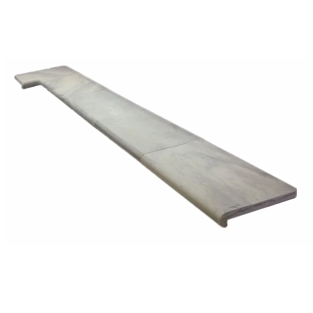 White Marble Pool Border Coping Paver Tiles - Modern Style