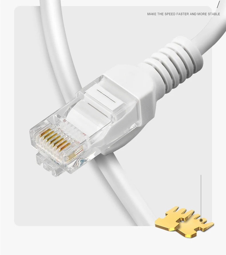 Sftp Cat 8 Rj45 Connector Cat8 Ethernet Conectore Patch Cord High Speed ...