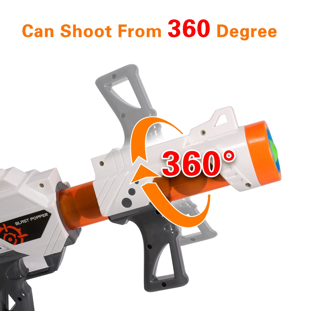 Exercise N Play 2PCS Power Popper Gun Dual Battle Pack