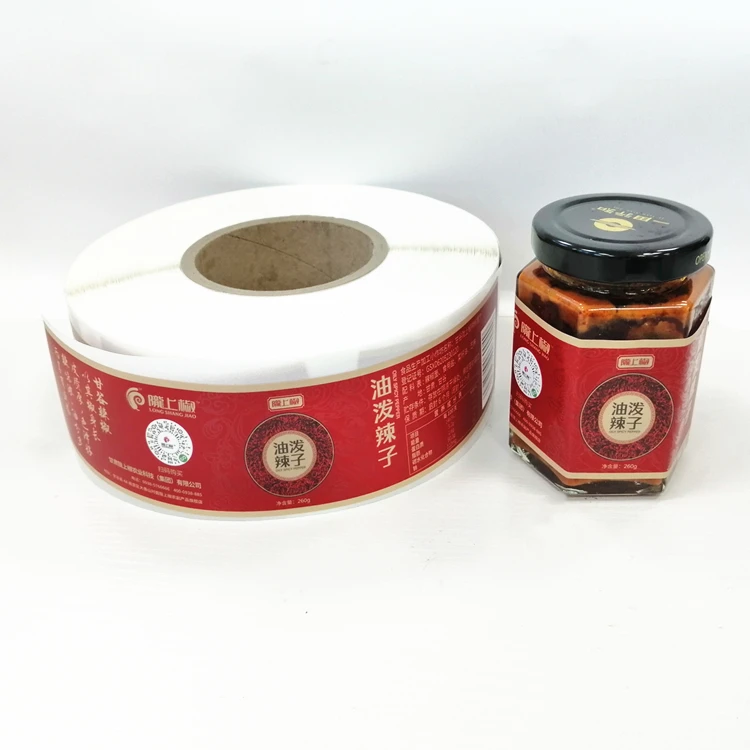 Custom Spot UV Braille Label Printing Machine Roll Sticker for Sale