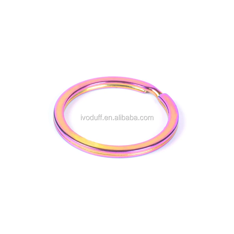 Bulk 30mm Split Ring For Keys,Cheap Metal Split Ring,Rainbow Color Ring ...