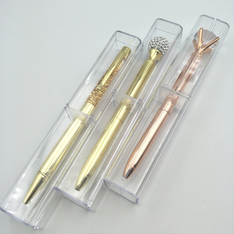 Acrylic Cute Packing Plastic Transparent Pen Case For Diamond Crystal ...