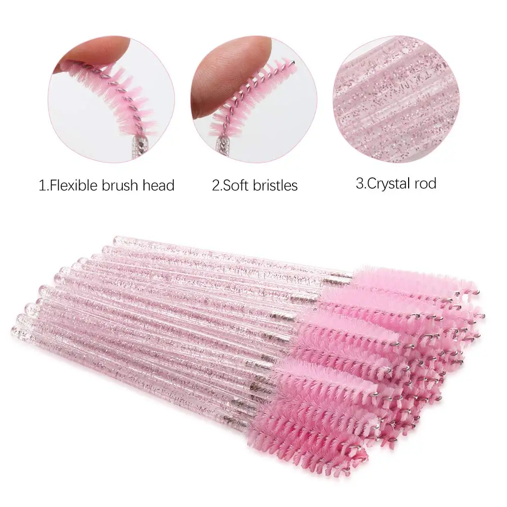 Disposable Eyelash Stick Crystal Eyelash Brush Spool For Extending ...