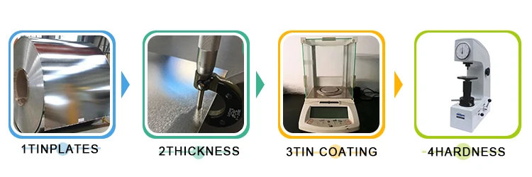Electrolytic Tinplate Bright/stone/silver Finish Tinplate For Food Can ...