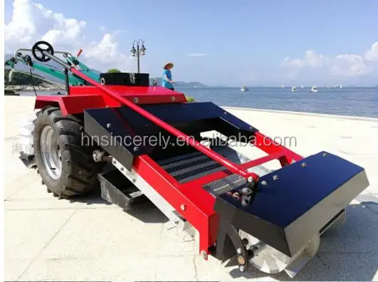 2025 Hot Sale Walk Behind Sand Cleaner Machine for Beach Garbage Removal