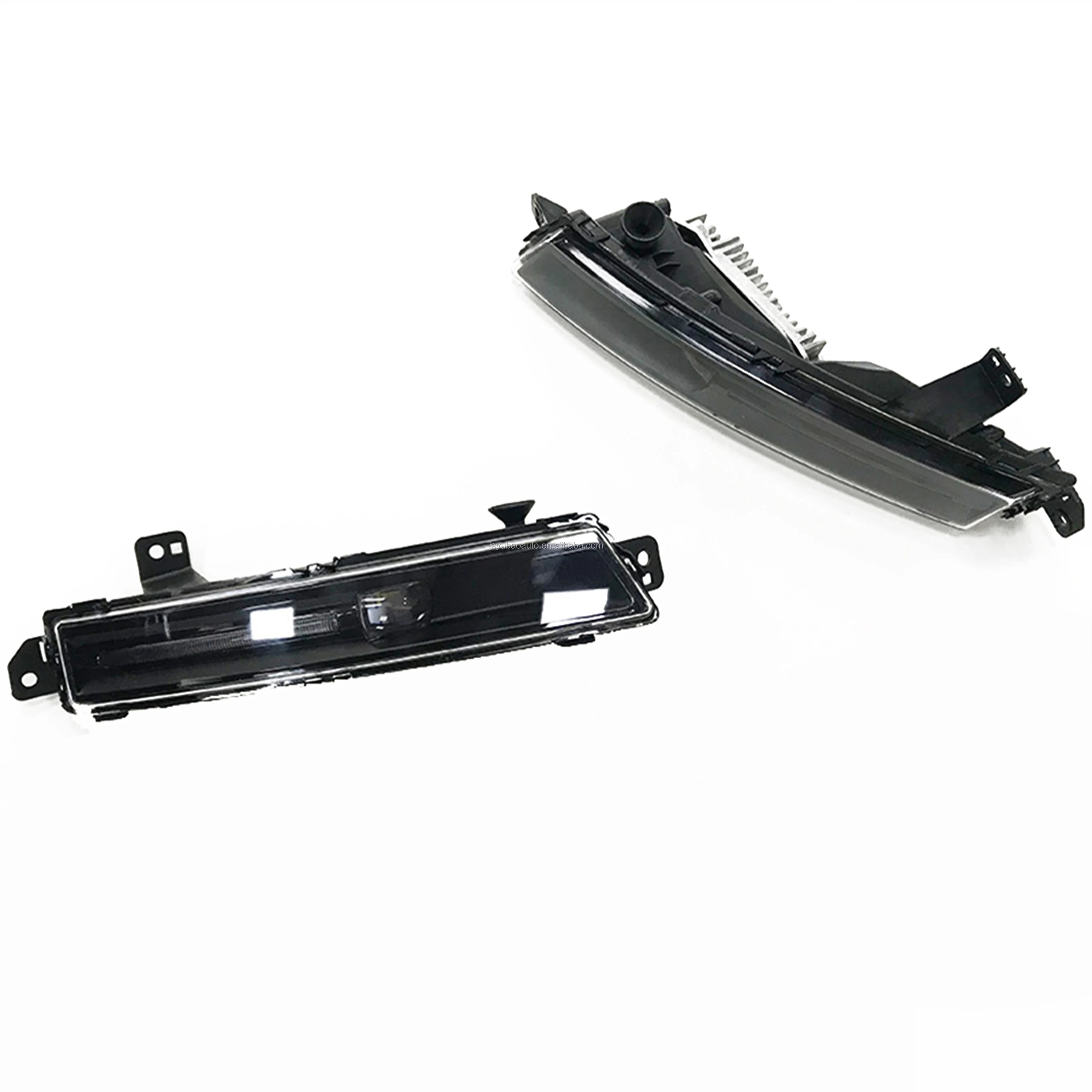 1pair New High Quality Oe Fog Light Led Daytime Running Light Black ...