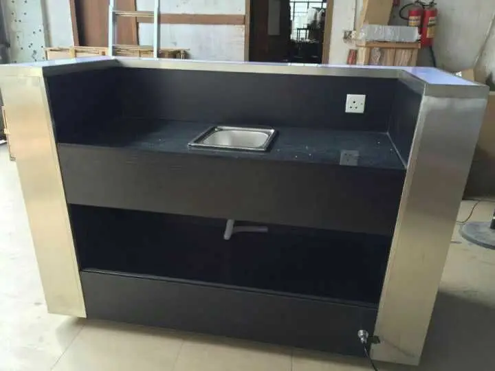 LED Portable Bar - High Quality Stainless Steel Counter