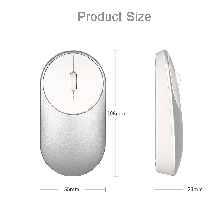 Type C Wireless Optical Mouse 2.4g Comfortable Ergonomic Modao Type C ...