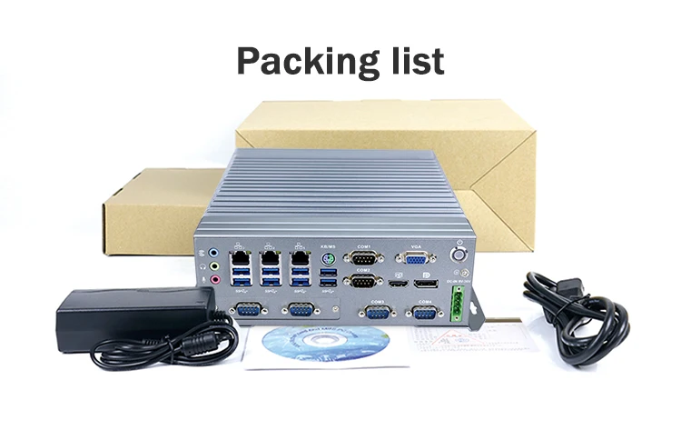 Dual PCI Industrial Embedded Mini PC with PCIe X16 & X4 Slots