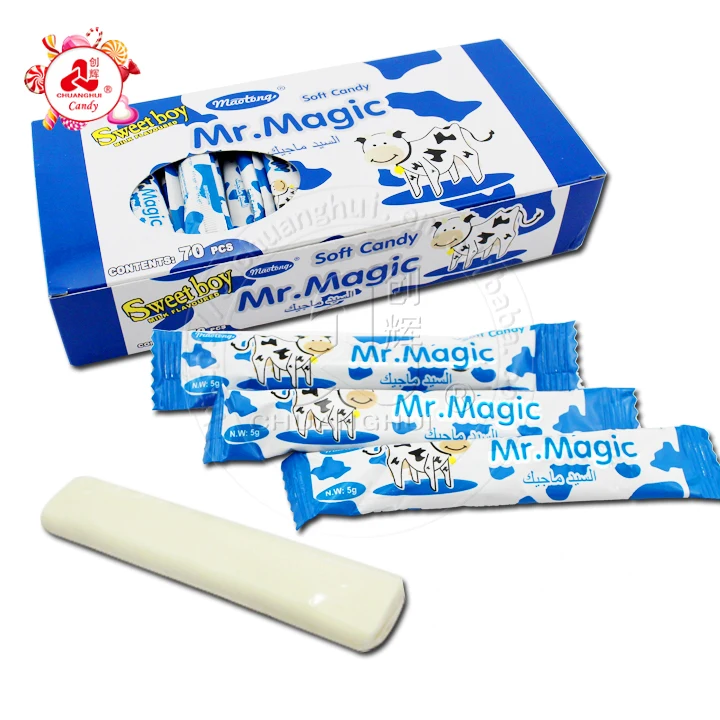 Mr.magic Milk Flavoured Chewy Candy - Sweet Gummies