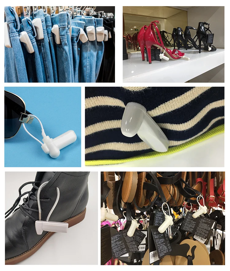 Security Anti Theft Magnetic Plastic Security Tags Eas Hard Tag 58khz ...