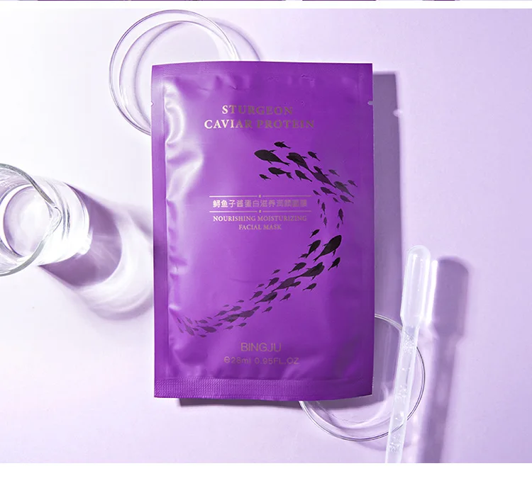 Gold Caviar Hydrating Facial Mask Acne Treatment Anti-wrinkle Caviar ...