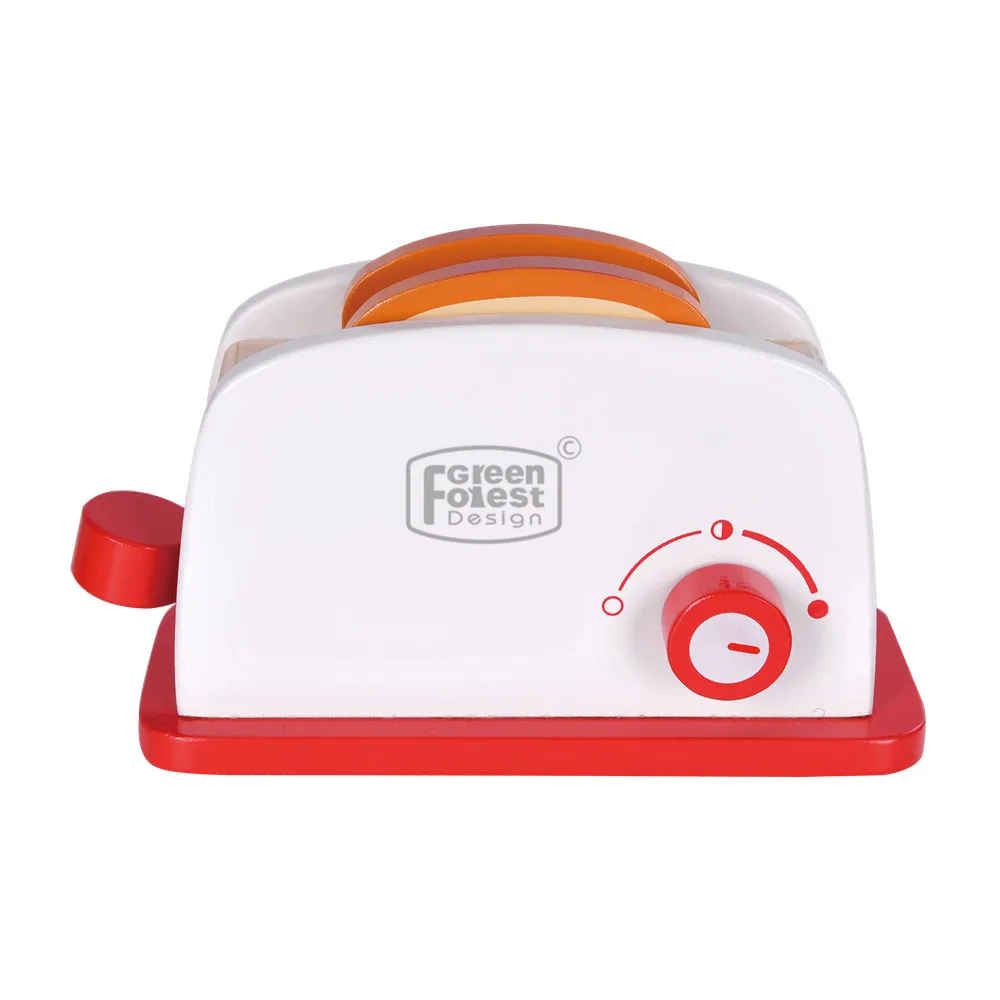 Wooden Toaster Set kitchen gas cooker | wooden toy factory/wooden ...