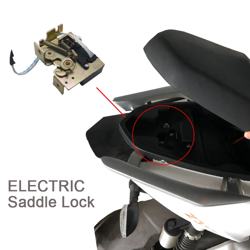 12v Electric Saddle Lock Motorcycle Ebike Accessories Wholesale ...