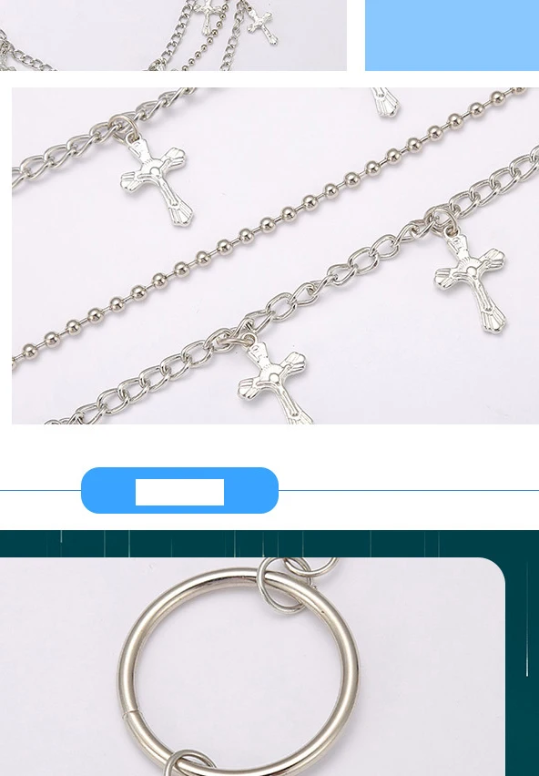 Punk Cross Waist Belt Chains - Rapper Favorite Accessories