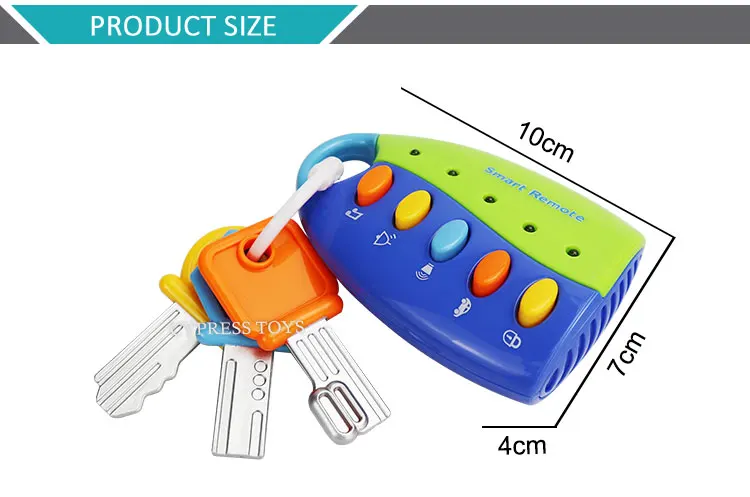 Electric Toys Baby Musical Toy Smart Remote Car Key Toys