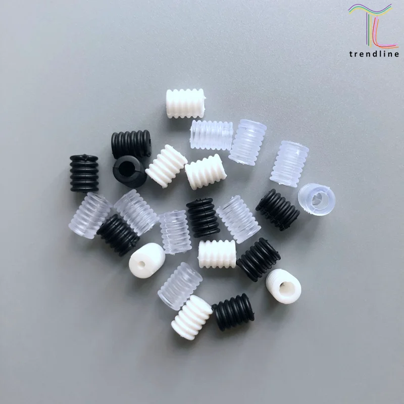 Spiral Silicone Rubber Cord Stopper Adjusters for Masks