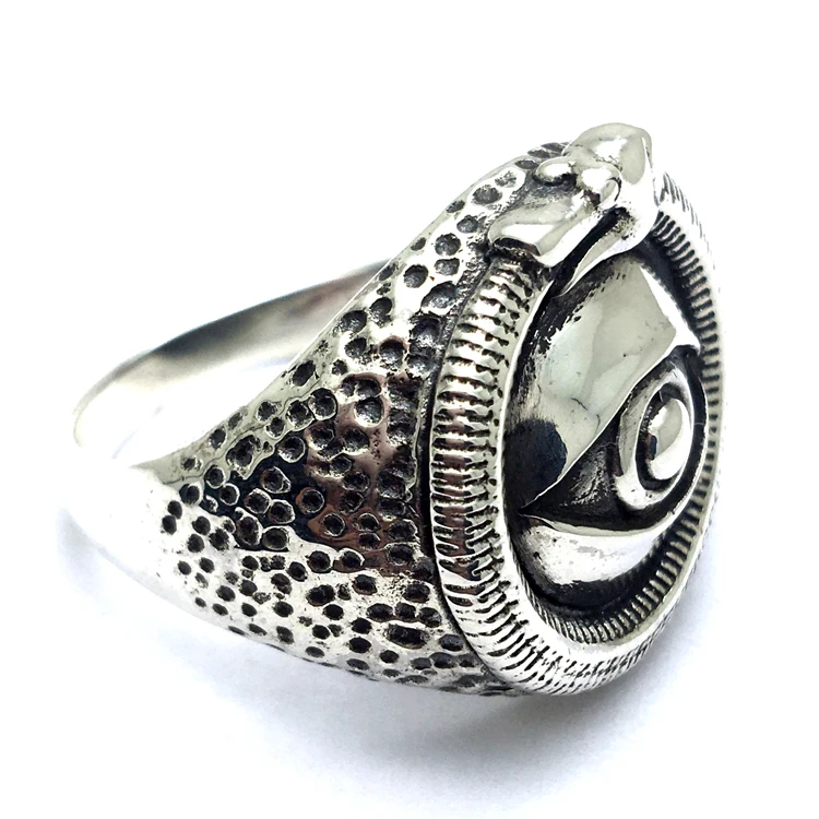 Illuminati Signet Rings For Men Ank All Seeing Eyes Sign Of The Secret ...