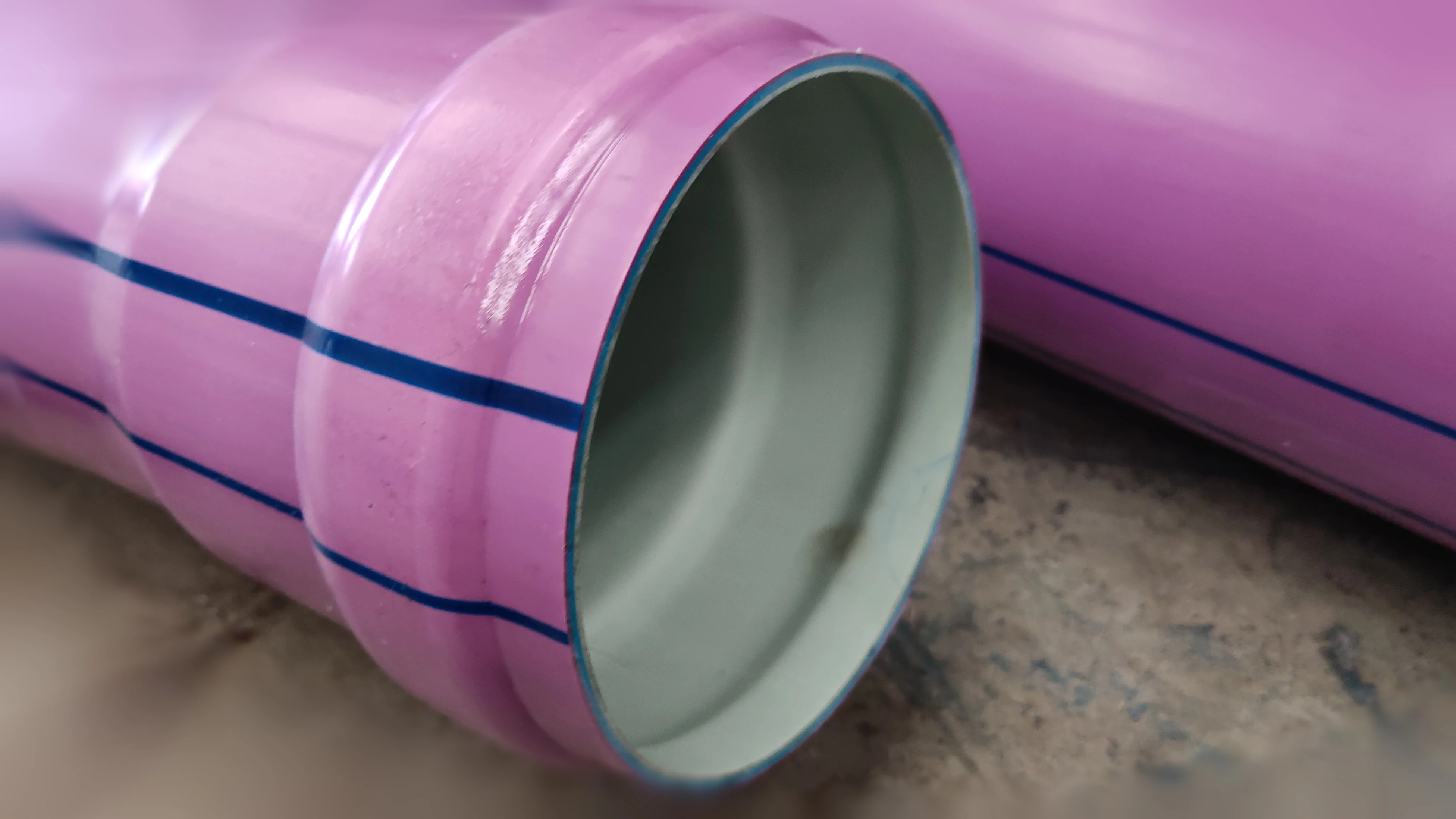 Three-layer Pvc Pipe Co-extrusion Produce Line with R Shape Flaring ...