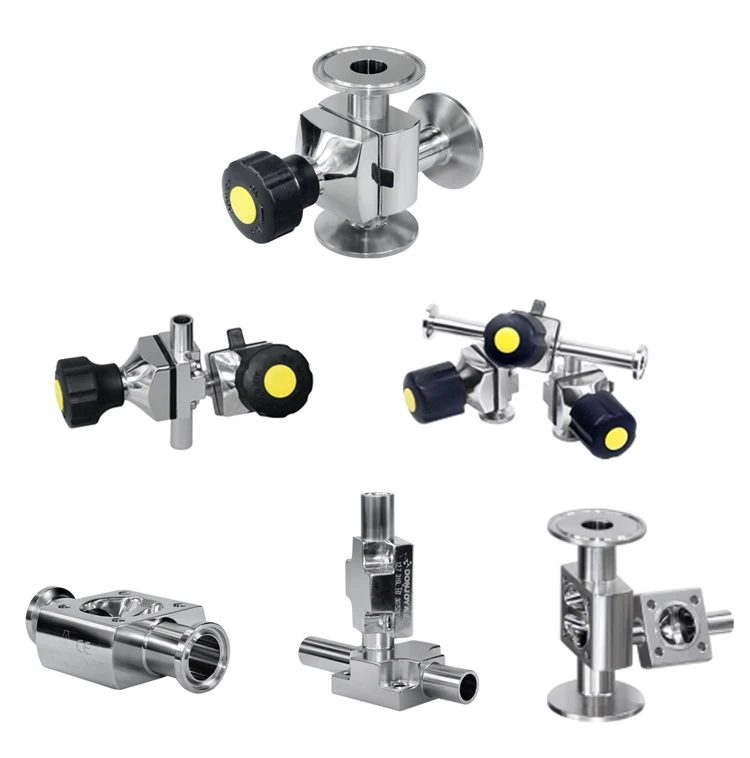 Sanitary Stainless Steel Diaphragm Sample Valve 316l Mini Diaphragm ...