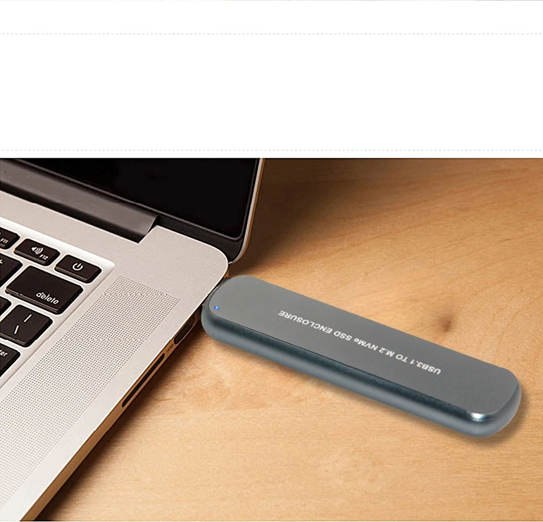 M2 Ssd Case Nvme Enclosure Usb 3.1 To Pci-e Nvme M.2 Ssd Hard Disk Case ...