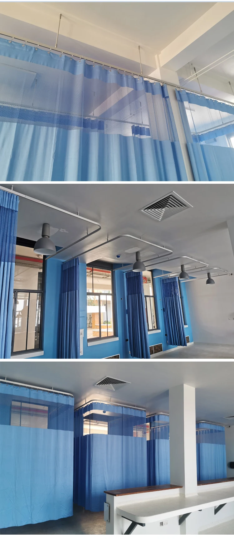 Medical Curtain Rail for Emergency Room - Adjustable & Durable