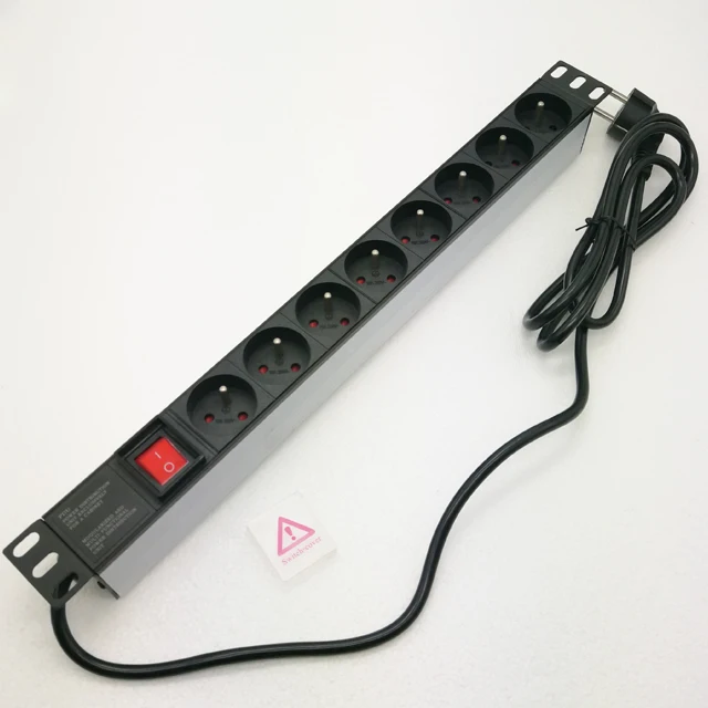 High Quality Basic Pdu 220v/16a,8 France Socket Outlets,1.8m Power Cord ...