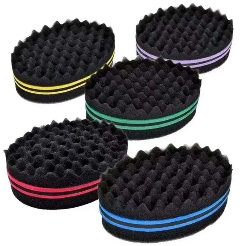 Double Sides Magic Twist Hair Brush Sponge Wave Hair Twist Braiders ...