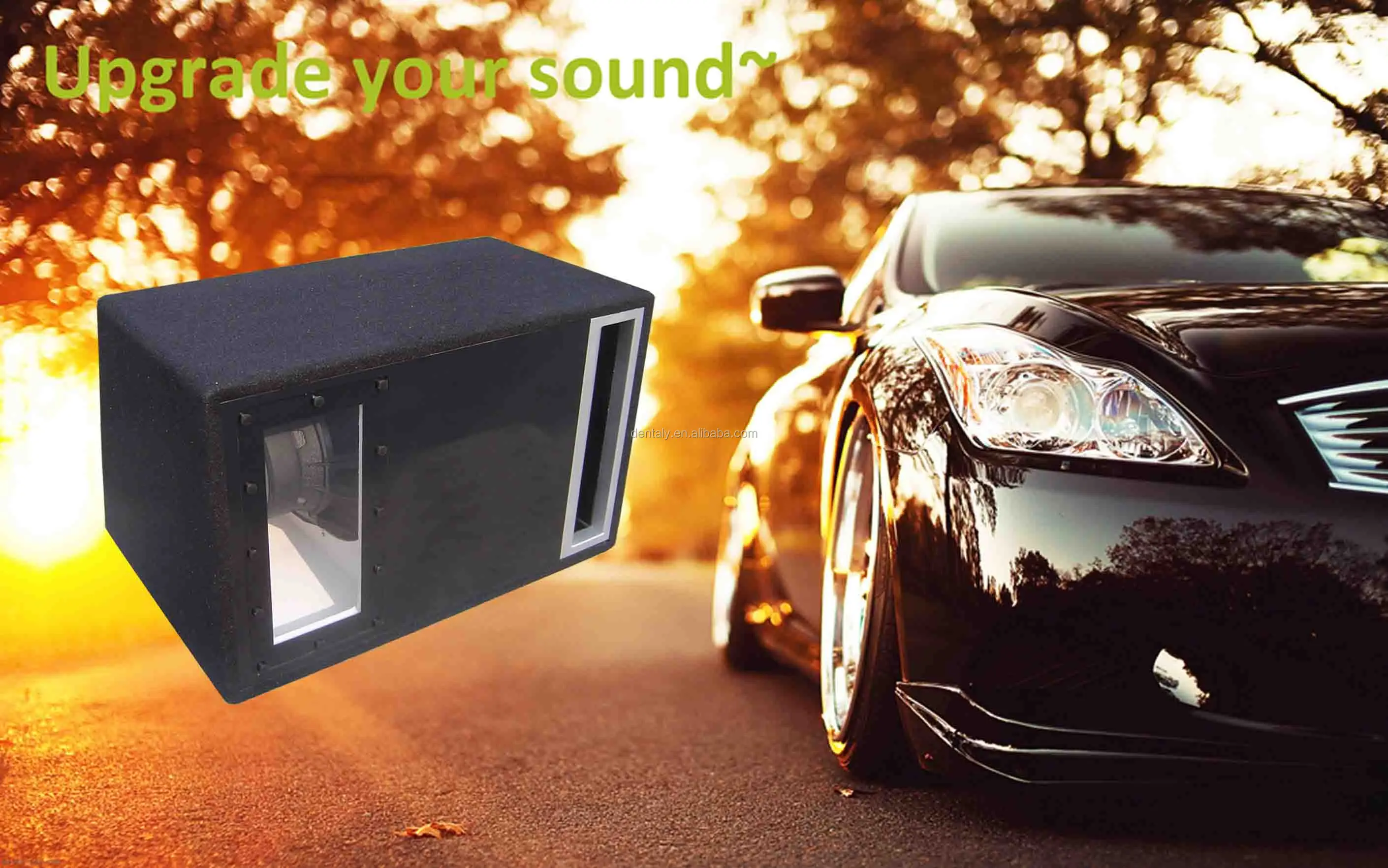 Ported Boombox Passive Subwoofer Enclosures MDF Speaker Box