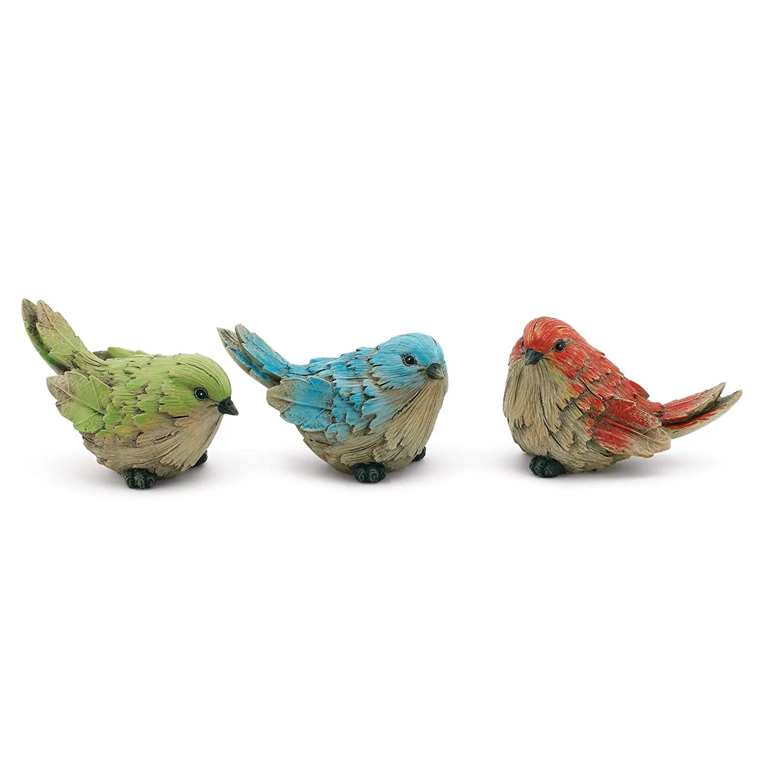 Resin Bird Figurines - Elegant Garden Decor Solutions