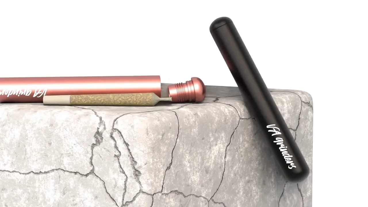 Portable Customize Aluminum Metal Joint Tube For Preroll,Waterproof ...