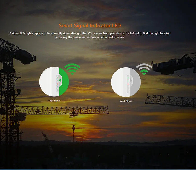 Tenda O3 Wireless Outdoor Cpe 2.4ghz 5km Automatic Bridging Poe Power ...