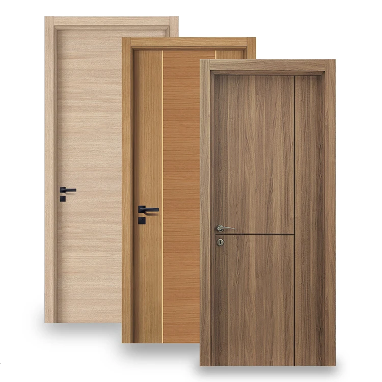 Latest Light Brown Veneer Wooden Flush Doors for Hotels | Modern Sound ...